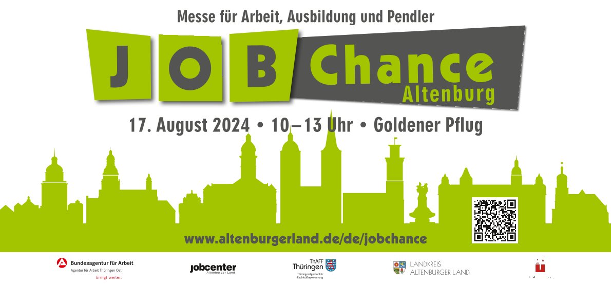 Messe JOB CHANCE Altenburg - Wir sind dabei!